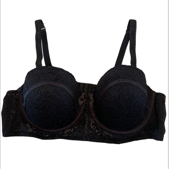 Adore Me | Intimates & Sleepwear | Adore Me Black Lace Underwire Bra ...
